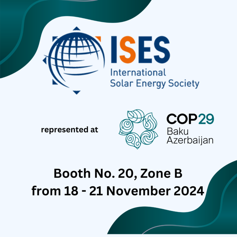 ISES activities at COP29 | ISES